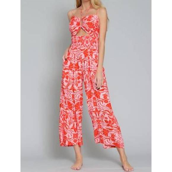 Aakaa | Pants & Jumpsuits | New Aakaa The Santorini Floral Print ...